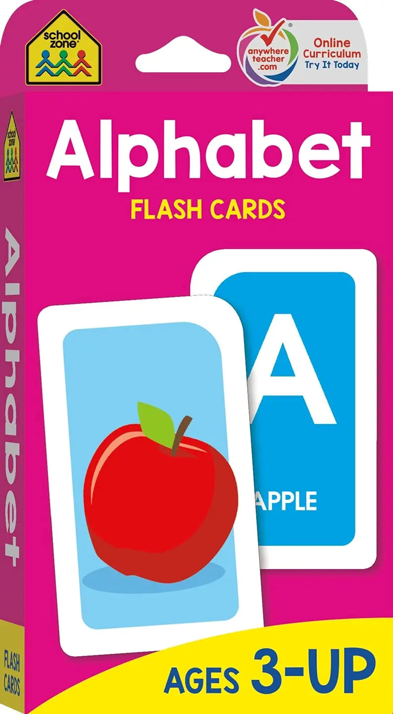 School Zone - Alphabet Flash Cards – Da Vinci School Supplies
