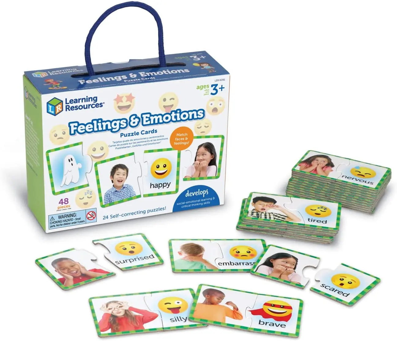 Feelings & Emotions Puzzle Cards – Da Vinci School Supplies