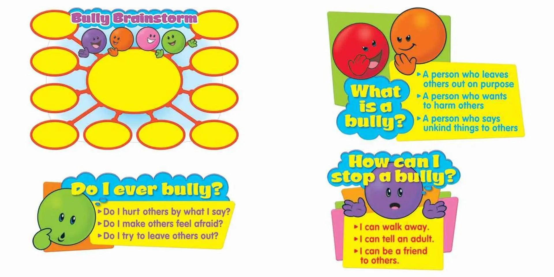 Let's Talk About Bullying Bulletin Board Set – Da Vinci School Supplies